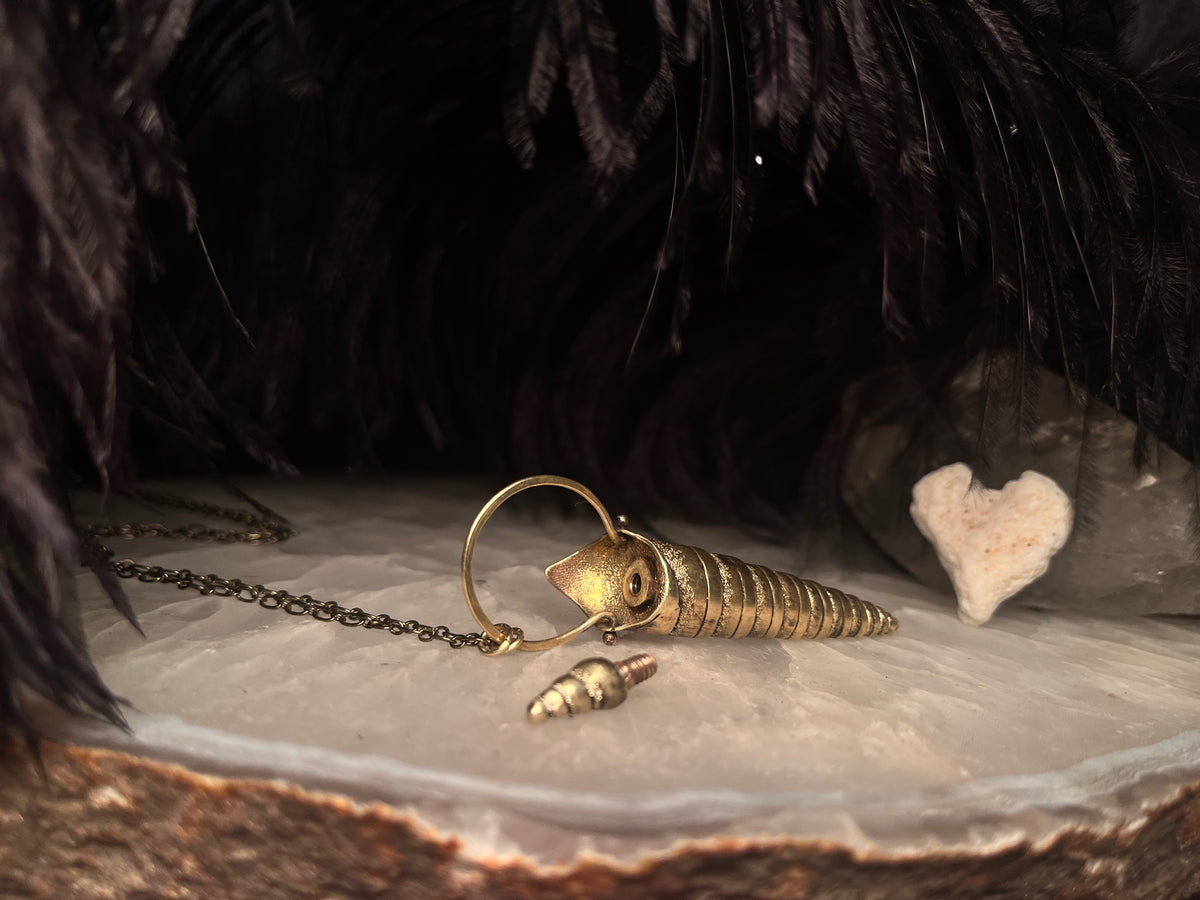 Brass shell vessel – Soulumination Artworks